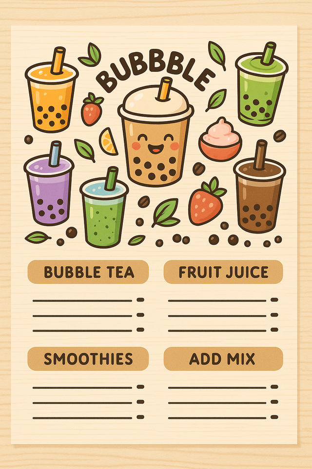 Bubble Tea Menu Innovation: Creative Ideas to Attract Customers ...