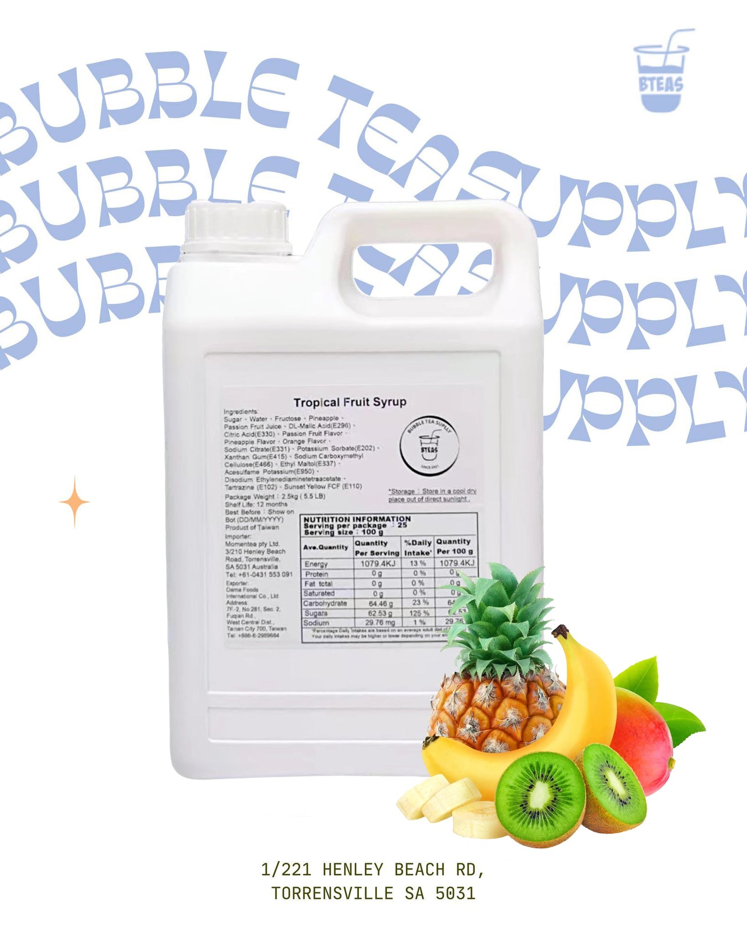 Summer Drinks Start with Tropical Syrups for Bubble Tea & Cafés ...