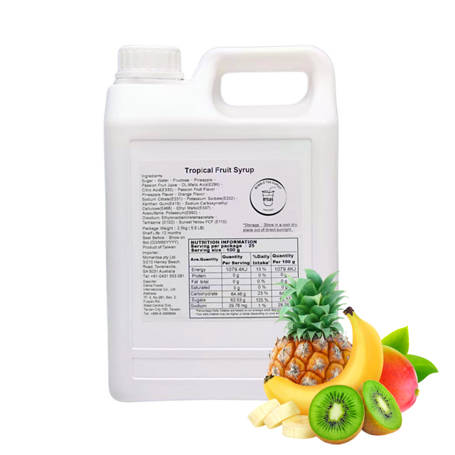 Juice Concentrate | Tropical Fruit Syrup (2.1L/2.5kg) – Bubble Tea ...