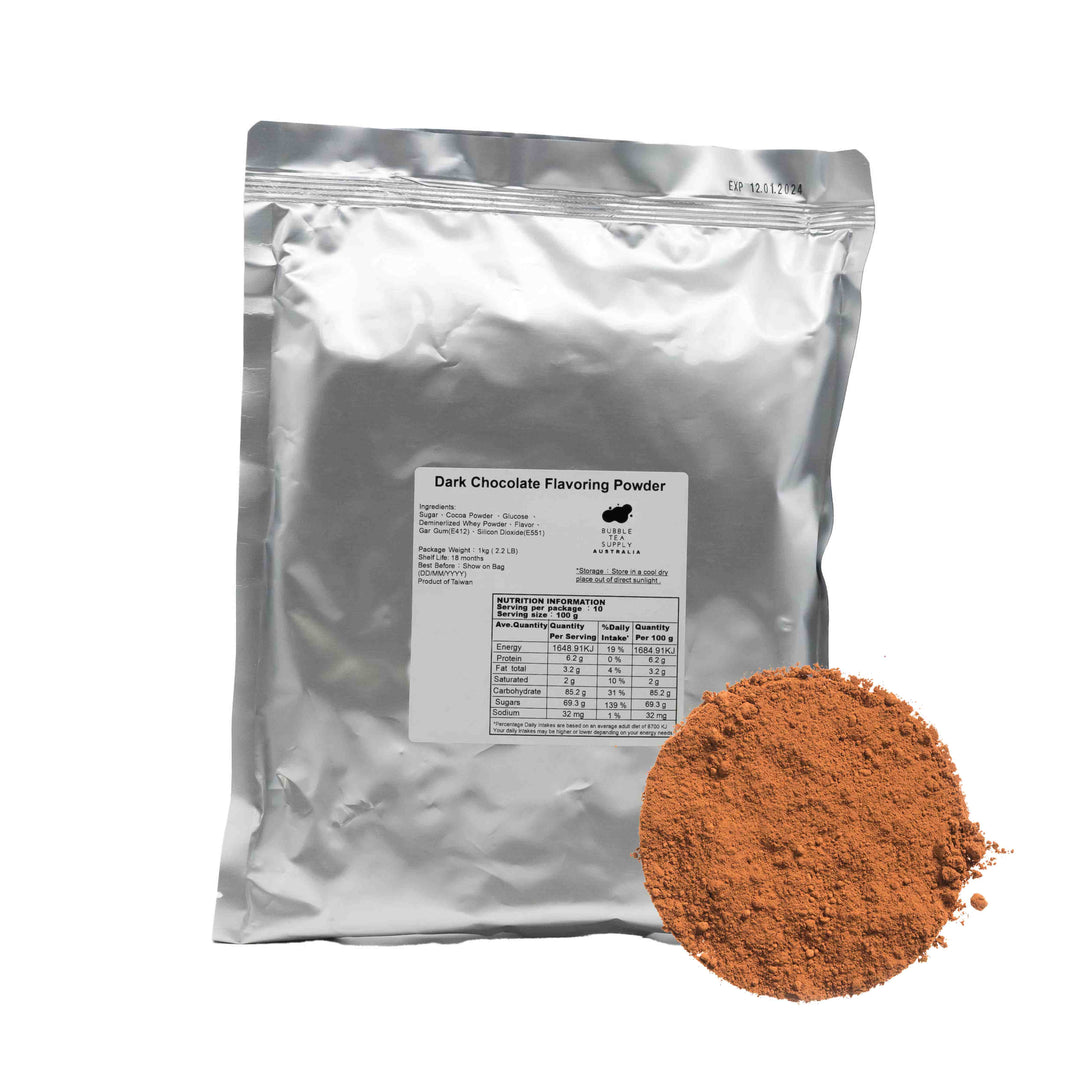 Powder | Dark Chocolate Flavoring Powder (1kg) – Bubble Tea Supply ...